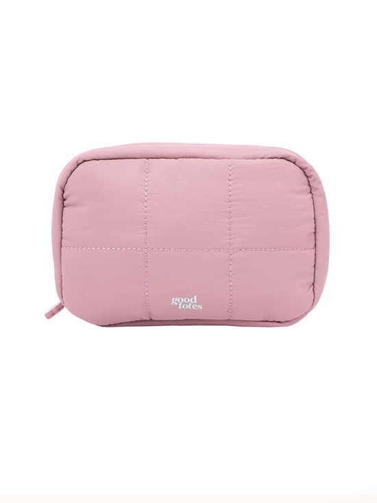 good totes | Bags | Good Totes Strawberry Pink Bread Puffer Pouch ...